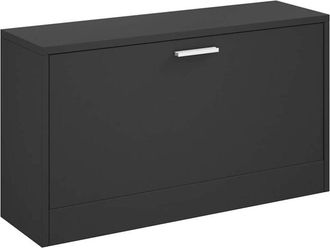 vidaXL Schuhbank Schwarz 80x24x45 cm Holzwerkstoff Vidaxl
