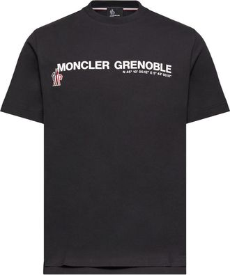 Moncler Moncler Logo Cotton Blend T-shirt, Men, Black, Size: 3xl