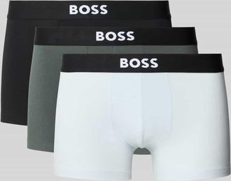 HUGO BOSS Trunks aus Baumwoll-Mix im 3er-Pack