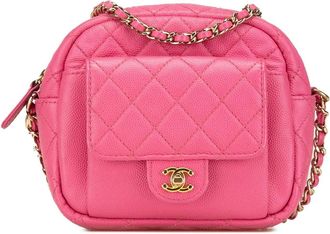 Chanel Hobo Bags - Quilted Caviar CC Day Camera Bag - Gr. unisize - in Gold - für Damen