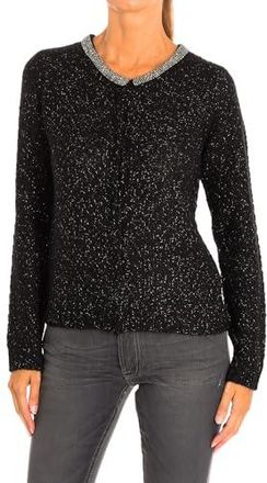 Le Temps Des Cerises FSTRASSY00000ML Gilet, Noir (Black), Small (Taille Fabricant: S) Femme