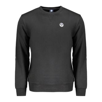 North Sails Homme, Sweatshirts et sweats &agrave; capuche, Noir, Taille: 2XL SweaT-shirt Noir &agrave; Manches Longues avec Logo
