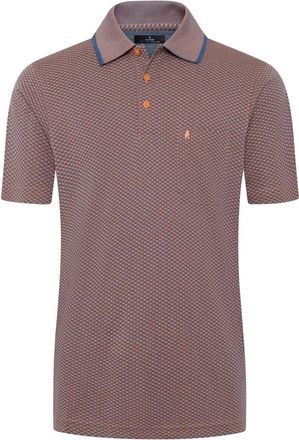 Ragman Pflegeleichtes Poloshirt mit Brusttasche und 3D-Print in