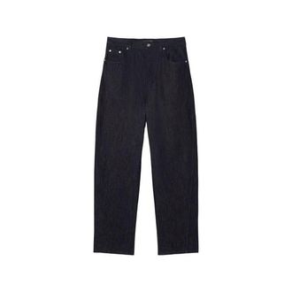 Lacoste Jean droit uni taille mi-haute
