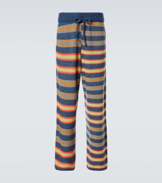 The Elder Statesman Hose Leo aus Kaschmir und Baumwolle