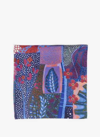 Au Printemps Paris Carr&eacute; de soie imprim&eacute;