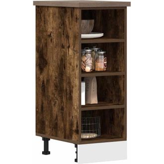 vidaXL Unterschrank Riga R&auml;uchereiche 30x44,5x81,5 cm Holzwerkstoff Vidaxl