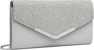 Miss Lulu Élégant sac à bandoulière avec chaîne pour femme - sac à main de soirée pour les fêtes, les mariages et les événements spéciaux