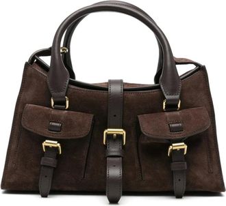 Mulberry Femme, Sacs, Brun, Taille: ONE Size Petit sac cabas Roxanne &agrave; boucle