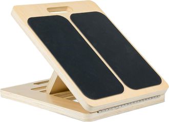 Generic Tragbare Slant Stretch Board - Einstellbare Incline Platte f&uuml;r Kn&ouml;chel Flexibilit&auml;tstraining, Fu&szlig; Stretch Board Ausr&uuml;stung Gef&uuml;hrt Dehnung Bewegungen 