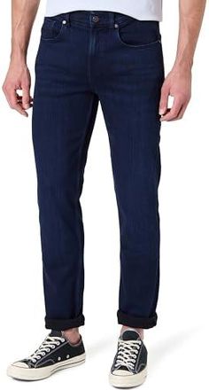 7 For All Mankind Slimmy Clear Jeans, Bleu foncé, 34W Hommes