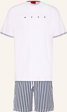 HUGO BOSS Hugo Shorty-Schlafanzug Coasta weiss