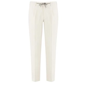Eleventy Hosen - - Trousers - Herren - Wei&szlig; - W36