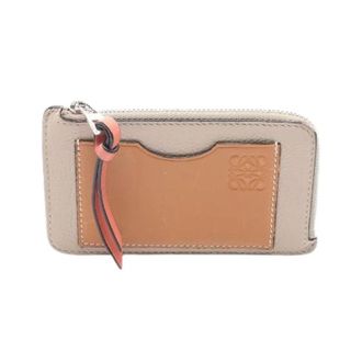 Loewe Pre-owned Anagram Leder Kartenetui - - Pre-owned - Damen - Beige - ONE SIZE