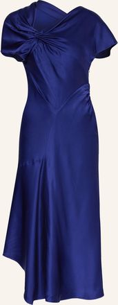 Victoria Beckham Cocktailkleid Aus Satin blau