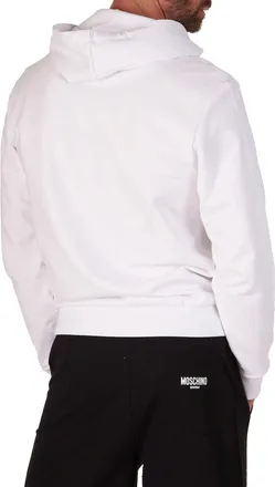 Moschino Womens Sweatshirt White Apparel - Knitwear-Sweatshirts