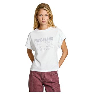 Pepe Jeans London Damen Lira T-Shirt, weiß, S