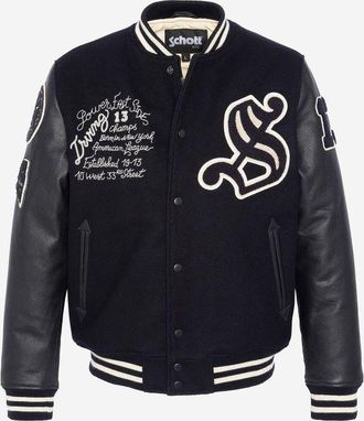 Schott NYC Blouson Lcbowler navy/navy
