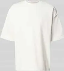 Review Relaxed Fit T-Shirt mit Strukturmuster