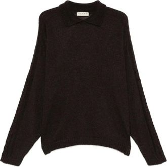 Paura Homme, Pulls, Brun, Taille: L Atena Polo Sweater