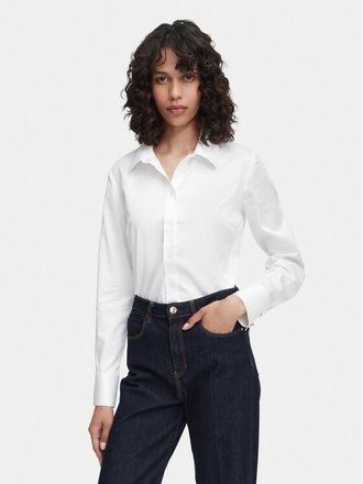 Guess Hemd W6YH10 W2752 Wei&szlig; Slim Fit