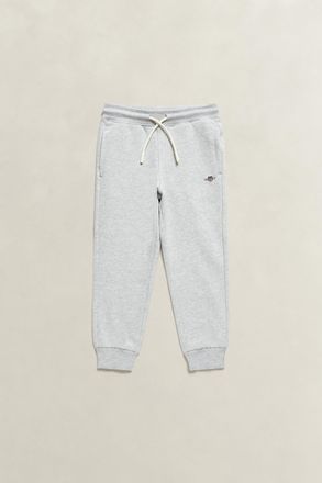 GANT Kinder Boys Shield Sweathose (110/116) Grau MELANGE