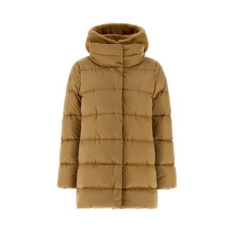 Herno Femme, Manteaux, Brun, Taille: 38 FR Herno Manteaux Camel