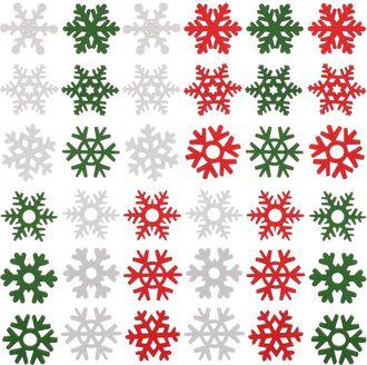 Soimiss 100st&uuml;cke Schneeflocken Dekoration Holz Unfertige Schneeflocken f&uuml;r DIY Bastelarbeiten Weihnachtsdeko Anh&auml;nger Holzausschnitte f&uuml;r Winterfeste und Sch