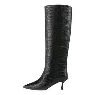 L37 Stiefel mit Absatz - - Shoes - Damen - Schwarzk - 39 EU