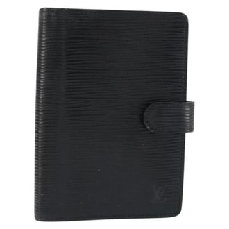 Louis Vuitton Accessoire de bureau &agrave; domicile en cuir doccasion - Femme - Pre-owned - Noir - Taille: ONE Size