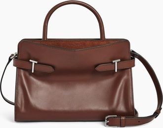Le Tanneur Sac &agrave; main moyen mod&egrave;le Emie en cuir lisse et nubuck