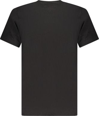 Tommy Hilfiger Logo-Embroidered Cotton T-Shirt - Black
