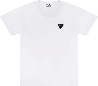 Comme Des Gar&ccedil;ons Homme, Tops, Blanc, Taille: S Heart Logo T-Shirt