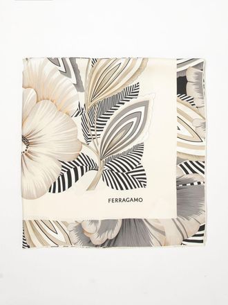 Ferragamo Seidentuch FERRAGAMO Damen Farbe Ivory