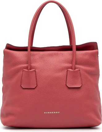 Burberry Shopper - Grained Leather Baynard Tote - Gr. unisize - in Rot - f&uuml;r Damen