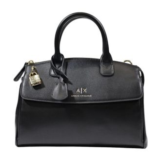 A|X Armani Exchange Femme, Sacs, Noir, Taille: ONE Size Sacs Moyens Élégants en Polyester