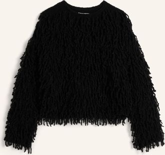 Marc O'Polo Marc Opolo Fransenpullover schwarz