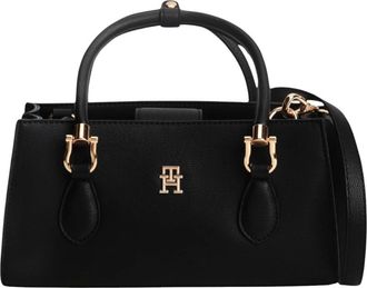 Tommy Hilfiger TH Grace Mini Satchel - Femme - Sacs - Noir - Taille: ONE Size