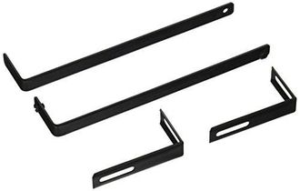 Lorell LLR80674 Metall-Trennwandhalter, schwarz