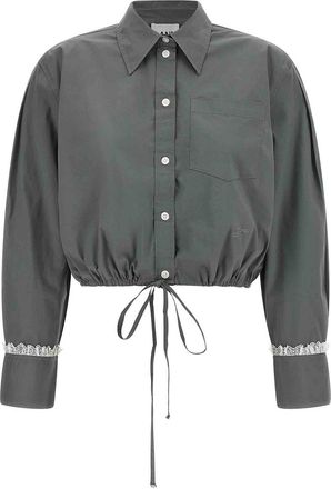 Ganni Chemise - Gris