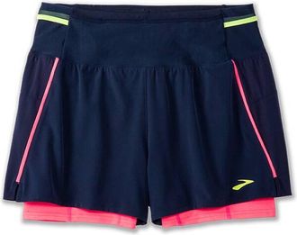 Brooks Damen Shorts High Point 3 2-in-1 Short 2.0