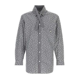 Yohji Yamamoto Damen, Blusen & Hemden, Grau, MGr&ouml;&szlig;e