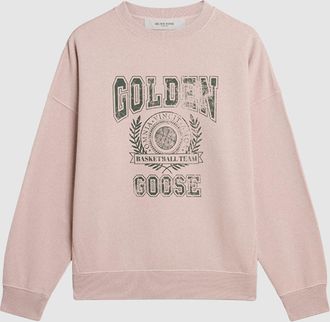 Golden Goose Sweatshirt Journey Unisex Grey/Hunter Green