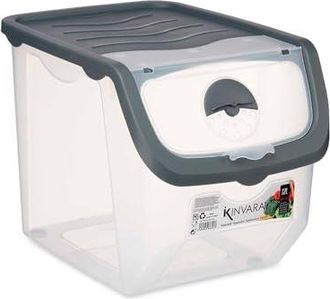 San Ignacio Stapelbarer Gemüsebehälter, 12 l, Deckel in Anthrazit, Kollektion Kinvara