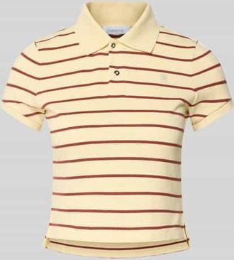 Paco Rabanne Cropped Poloshirt aus reiner Baumwolle