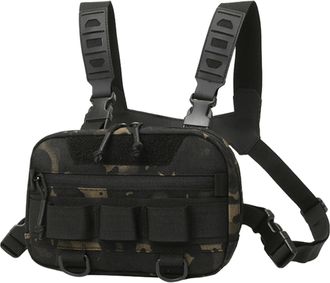 Generic Brusttasche Zum K&ouml;derfischen - 24 X 16 X 6 Cm, Tarn-H&uuml;fttasche, Westentasche | Multifunktionale Outdoor-Radsport-Sportausr&uuml;stungs-Organizer, Aufbewahr