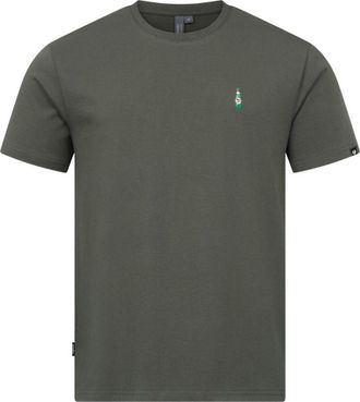 Ragwear T-Shirt Samms C Gots YOUMODO Kurz&auml;rmliges Shirt mit Flaschen-Stickerei