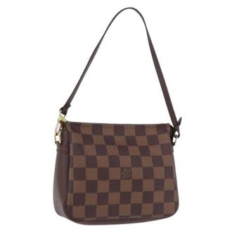 Louis Vuitton Pre-owned Damier Ebene Pouch - Femme - Pre-owned - Brun - Taille: ONE Size