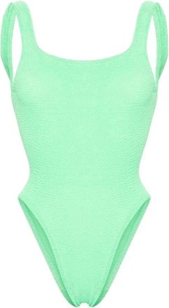 Hunza G Femme, Maillots de bain, Vert, Taille: ONE Size Square Swimsuit