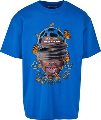 Mister Tee MT Upscale Unisex MT2877-Grow Up Oversize Tee T-Shirt, cobaltblue, XS